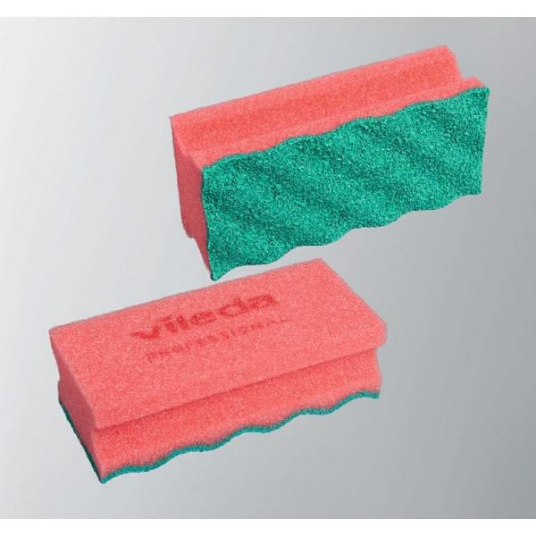 Vileda PurActive High Foam Scourer - RED