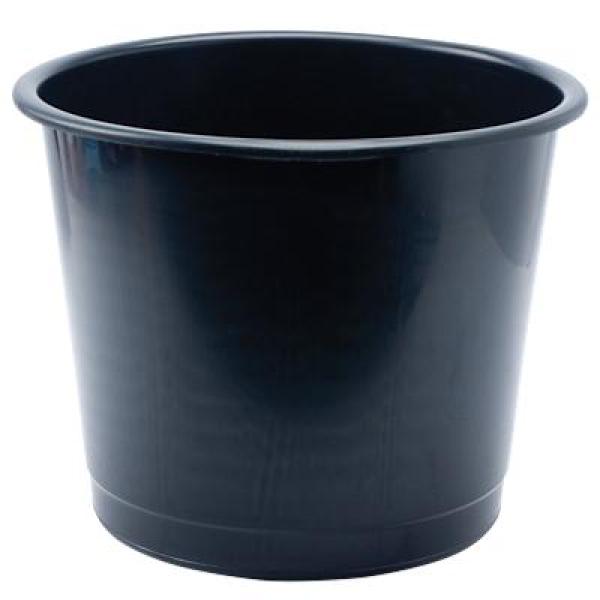 Waste Bin Round Black 14ltr