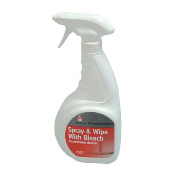 Spray + Wipe With Bleach 750mL CASE