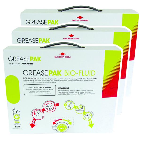Grease Pak MSGD5 Dosing Fluid 3 Pack 5L CASE