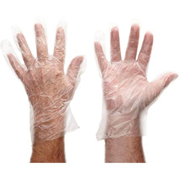 Small Smooth Polythene Disposable Gloves SINGLE