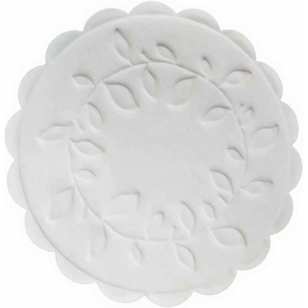 9cm Coaster White