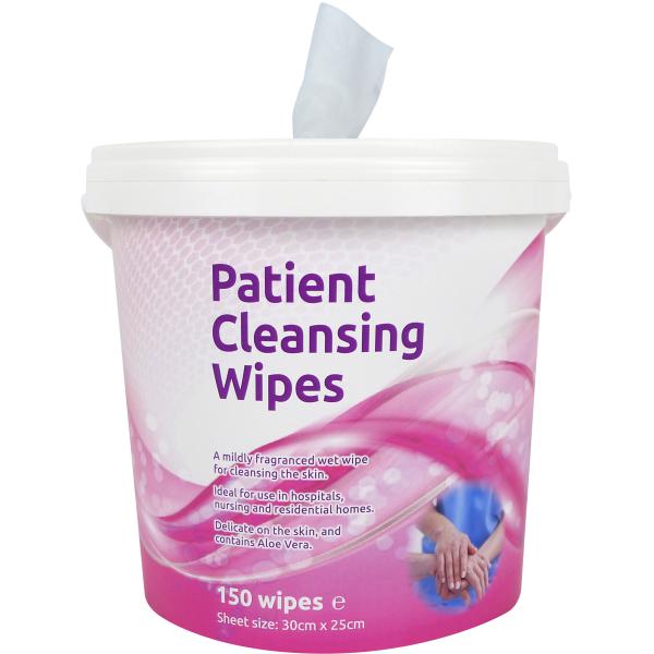 Moist Patient Wipes - BUCKET - CASE